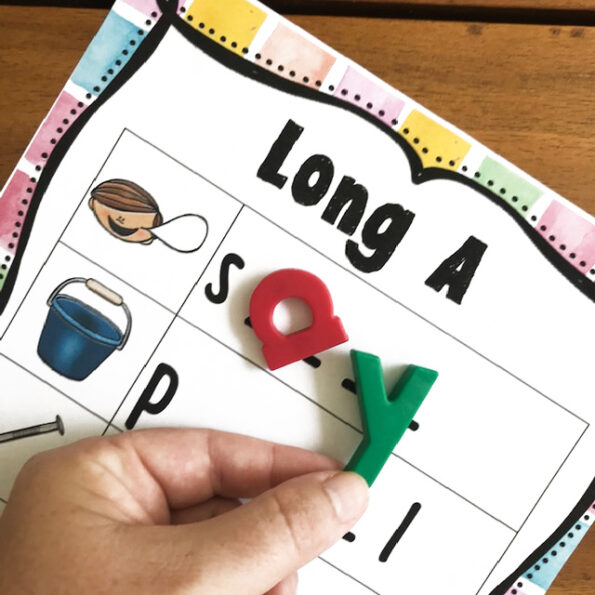 Spelling Long A Sound Words Worksheet