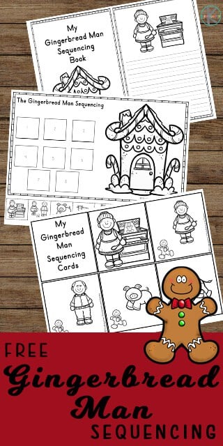 🎄 FREE Gingerbread Numbers Order Printable Activity