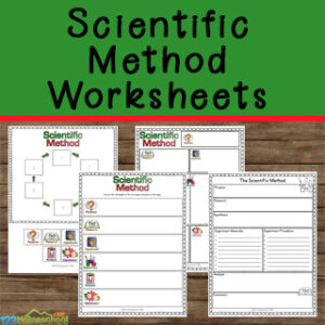 Les feuilles de travail de la méthode scientifique GRATUITES | My Star Idea