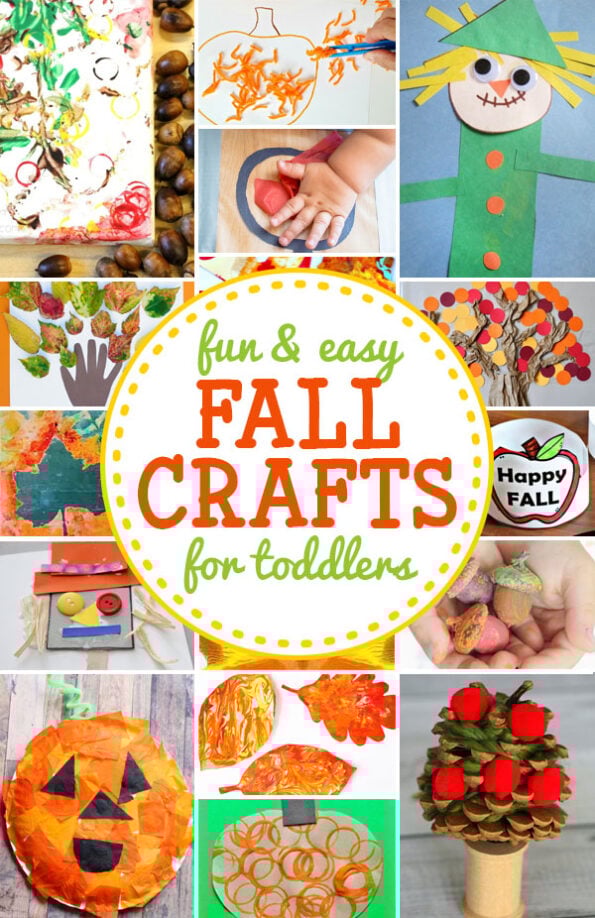 🍂 100 EASY Fall Crafts and Autumn Ideas for Toddlers