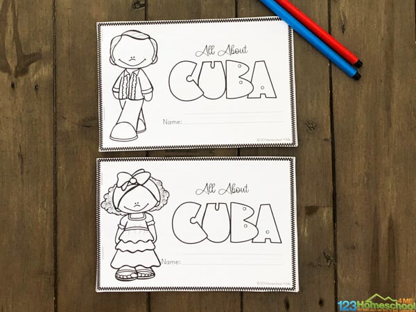 FREE Cuba For Kids Country Study