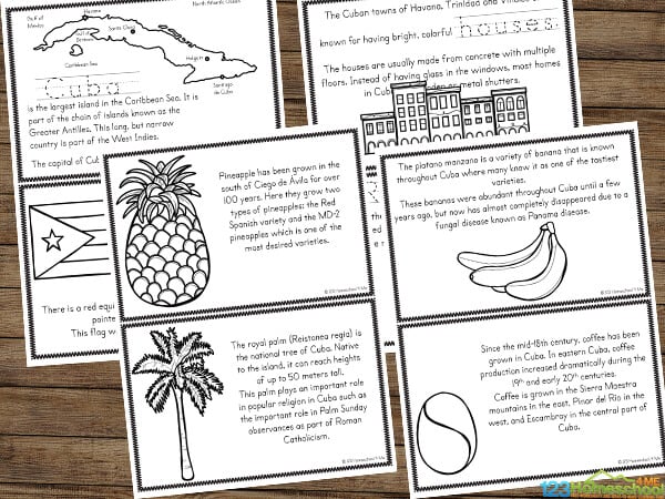 FREE Cuba For Kids Country Study