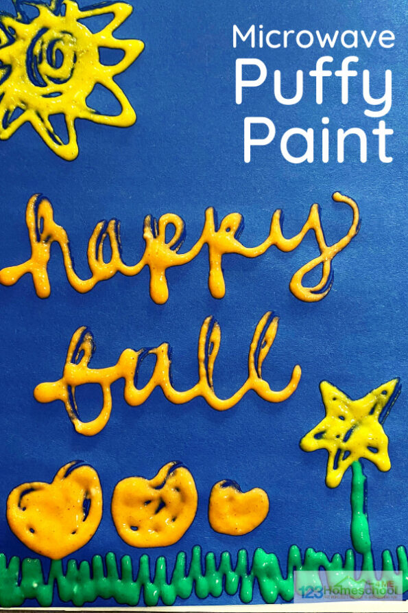 Fall Leaves Puffy Paint