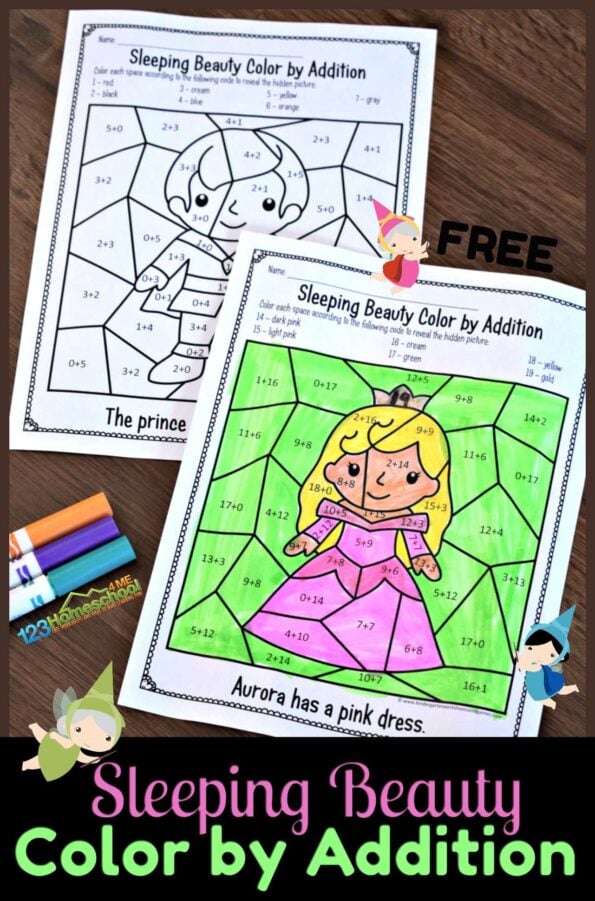 FREE Peter Pan Color by CVC Word Worksheets