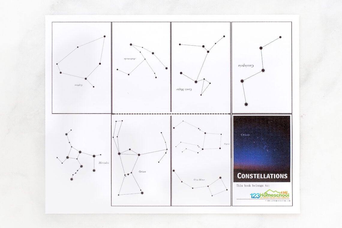 ⭐ FREE FREE Constellation Printables Min Book pdf