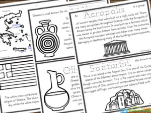 FREE Greece For Kids Printable Book