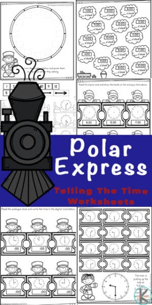 Polar Express Coloring Pages