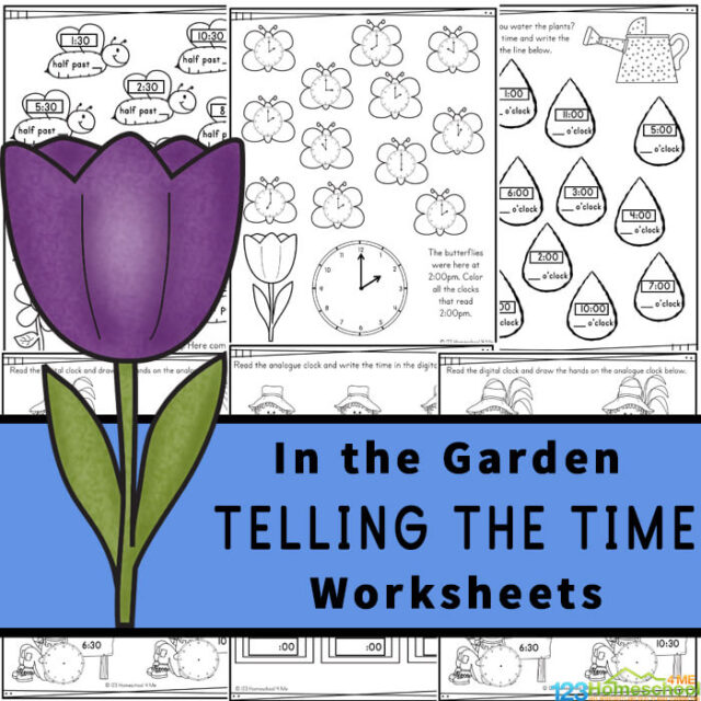 FREE Telling Time Games & Worksheets