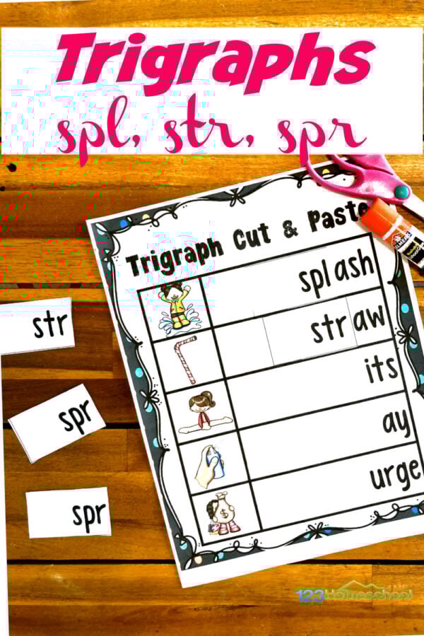 FREE Printable TH Sound Words Digraph Worksheets
