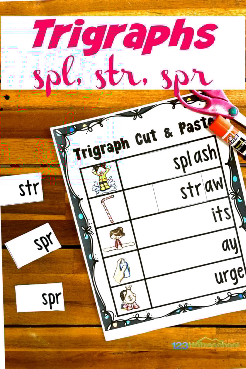 FREE Printable Ch Sh Th Digraph Games