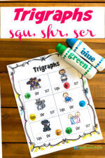 FREE Printable Ch Sh Th Digraph Games