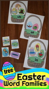 FREE Printable Kindergarten Word Family Worksheets
