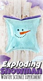 ️ Exploding Snowman Experiment - Winter Science Activities