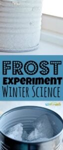 ️️ How to Make Frost Science in a Can Science Experiment for Winter
