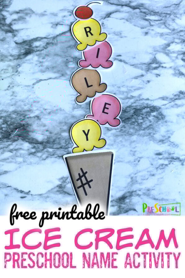 Letter Activities: Ice Cream Alphabet Tracing Fun