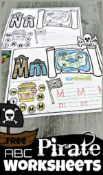 FREE FREE Printable Cut and Paste Alphabet Worksheets