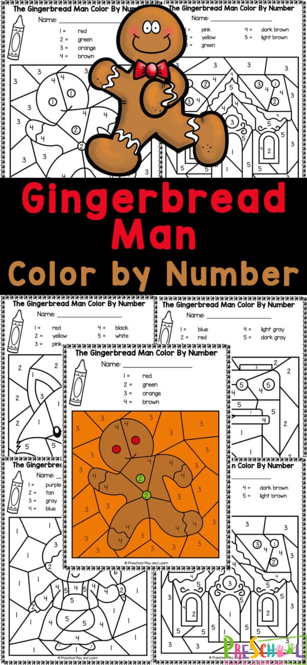 🎄 FREE Alphabet Gingerbread Activities