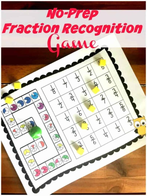 FREE Fraction Flowers Puzzles and Worksheets