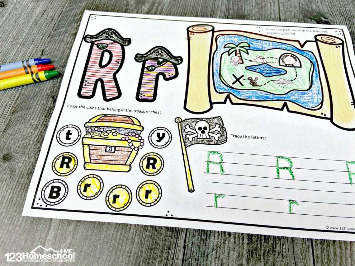 🏴‍☠️ FREE Printable Alphabet Pirate Worksheets for Kids