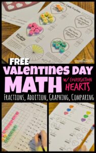 💗 Counting to 20 Valentines Day Math Worksheets Activity