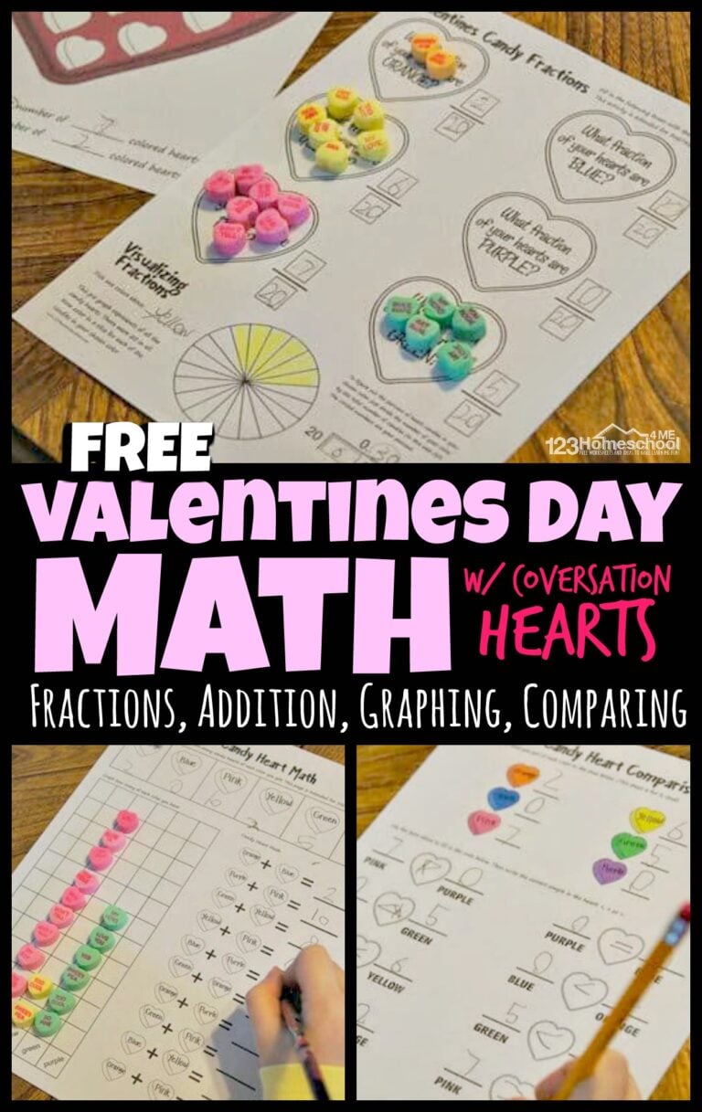 💘 FREE FREE Printable Multiplication Valentines Day Math Activity