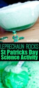 🍀 EASY Leprechaun Rocks Science Activity for St Patricks Day