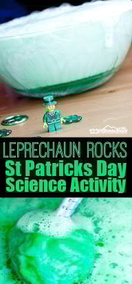 🍀 EASY Leprechaun Rocks Science Activity for St Patricks Day