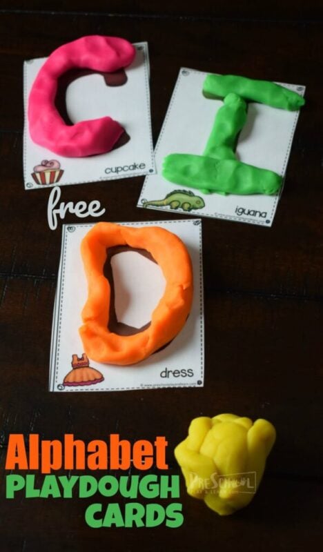 FREE Printable Playdough Mats and Play Doh Recipes for Kids
