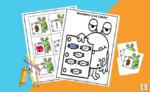 Free Monster Match CVC Words Activity For Kindergarten