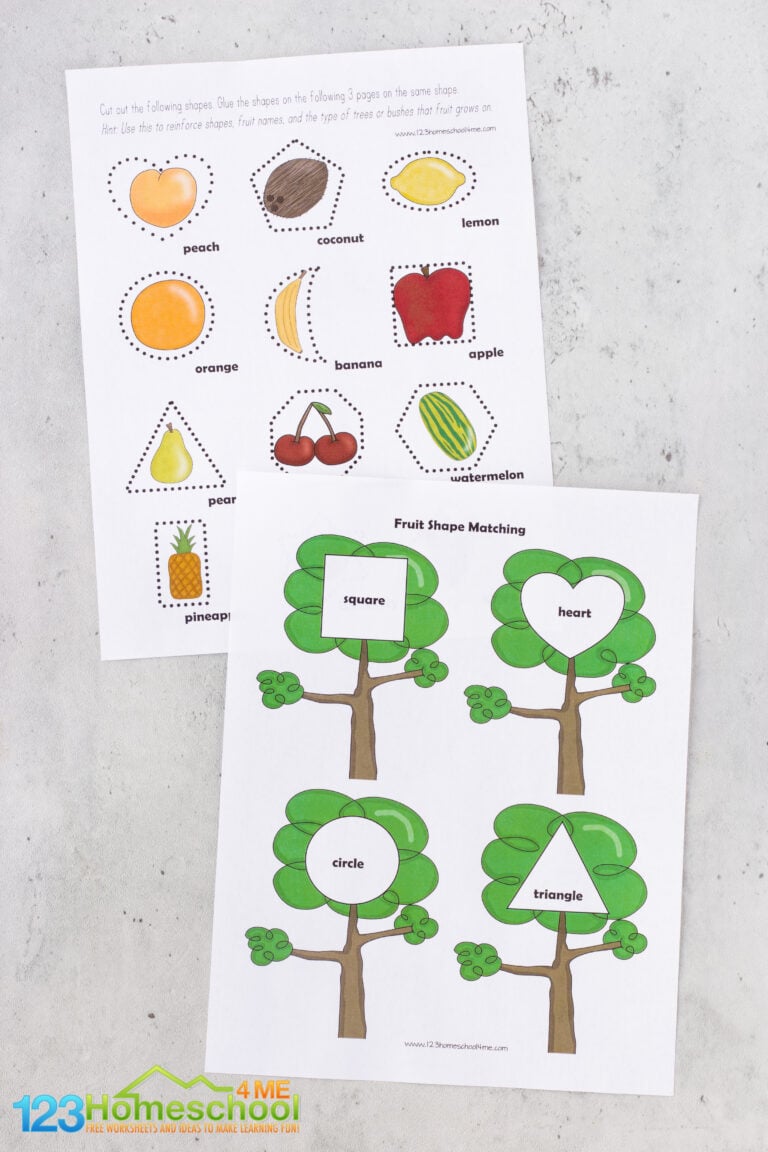 FREE Printable Farm Cutting Practice Worksheets