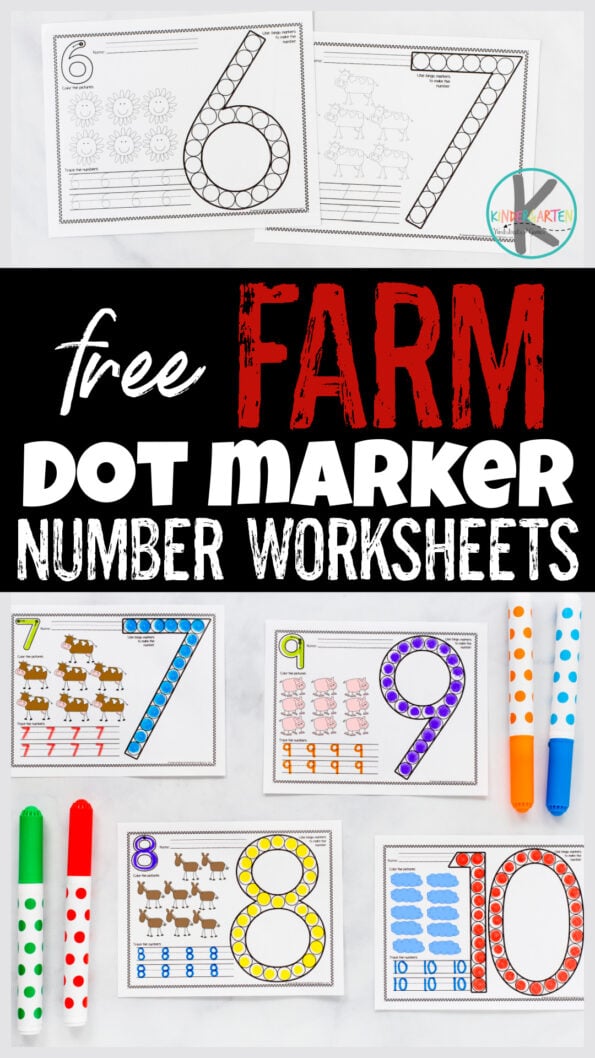 FREE Counting Bingo Daubers Printable Worksheets and Number Activity Sheets