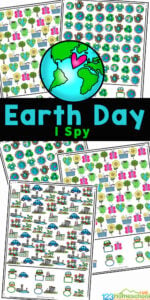 🌎 FREE Earth Day Printable I Spy Worksheets
