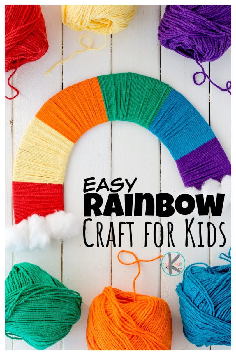 🌈 Hanging Rainbow & Pot of Gold St Patricks Day Craft