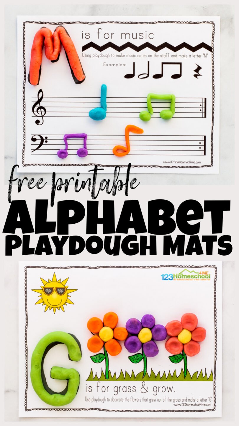 FREE Printable Color Pencil Playdough Mats - Color Matching Activity