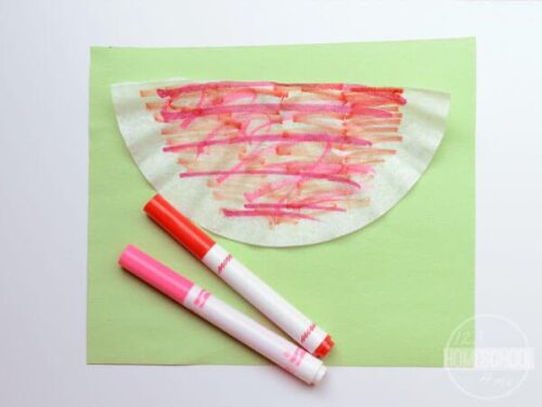 🍉 Suncatcher Watermelon Craft for Kids