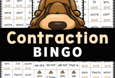 FREE Contractions Activites for 1st & 2nd Graders