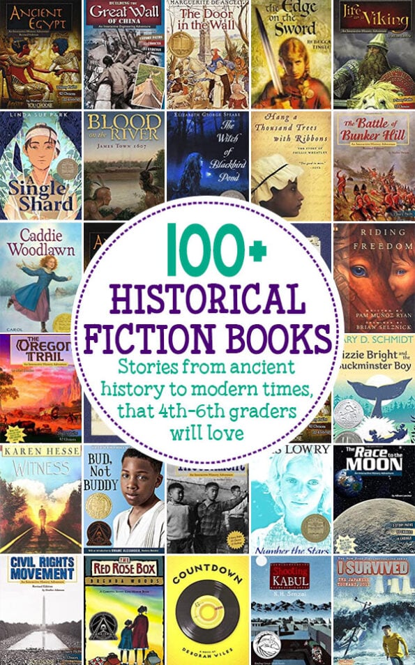 25 Historical Fiction Books for 4th Graders they Can't Put Down!