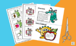 Free Monster Match CVC Words Activity For Kindergarten