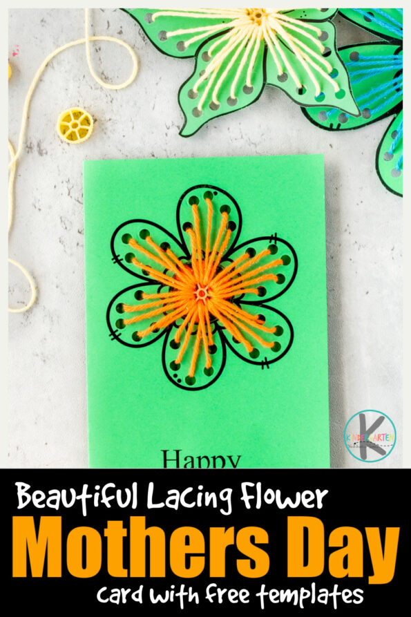 💐 Flower Bouquet FREE Printable Mothers Day Craft for Kids