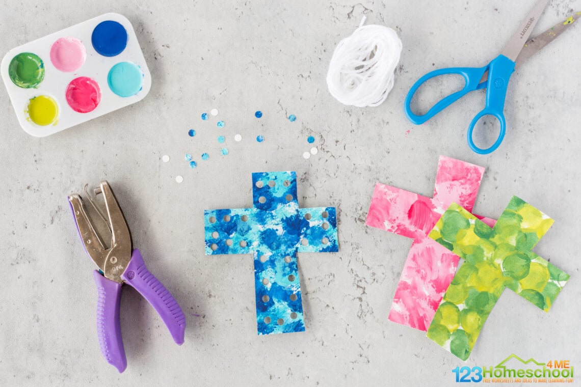 Easy Cross Craft Painting Project for Easter