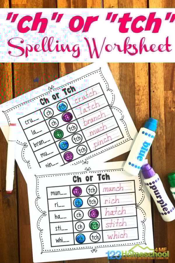 FREE Printable SH Sound Words Digraph Worksheets