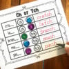 FREE Spelling ch and tch Worksheets pdf for 1st Graders