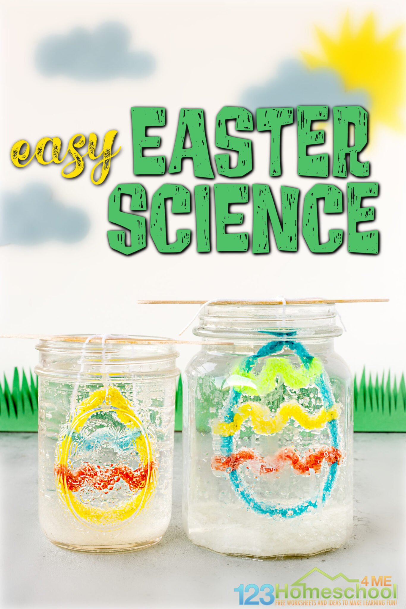 Grow an Easter Egg Science Experiment and Activities