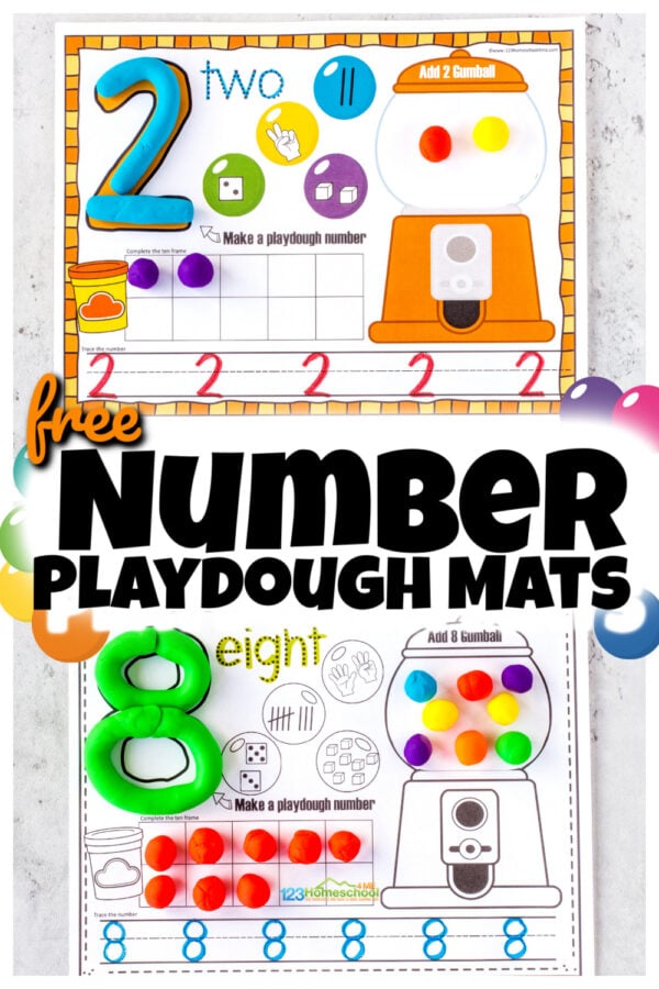 🚂 FREE Number Trains Printable Counting Activity for Kindergarten