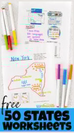 US States for Kids - 123 Homeschool 4 Me