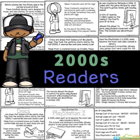 2000s for Kids Printable American History Reader – Best Pixel Design