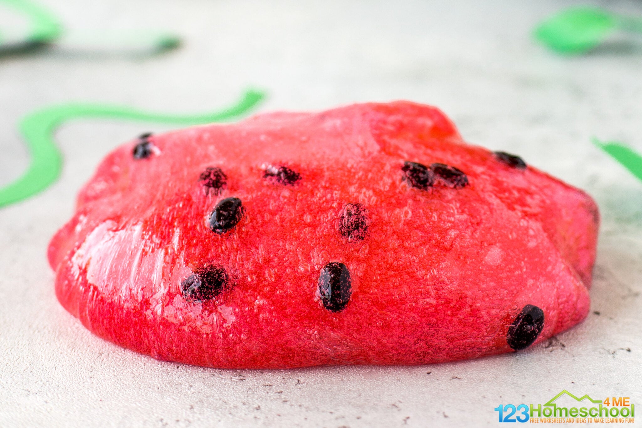 🍉 Watermelon Slime Activity for Kids