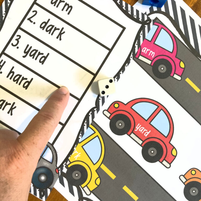 🚗 FREE Car Bump Phonics /ar/ Sound Words Game - R Controlled