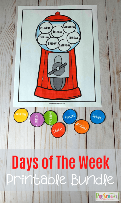FREE Spanish Days of the Week Worksheets