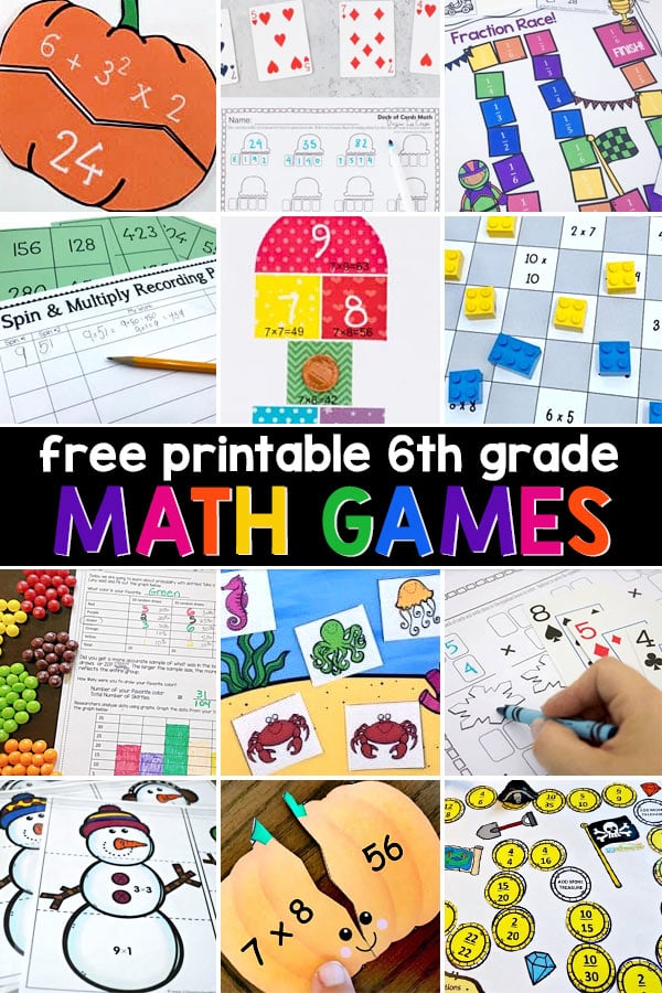 250+ FREE Printable Fun Math Activities for Kids